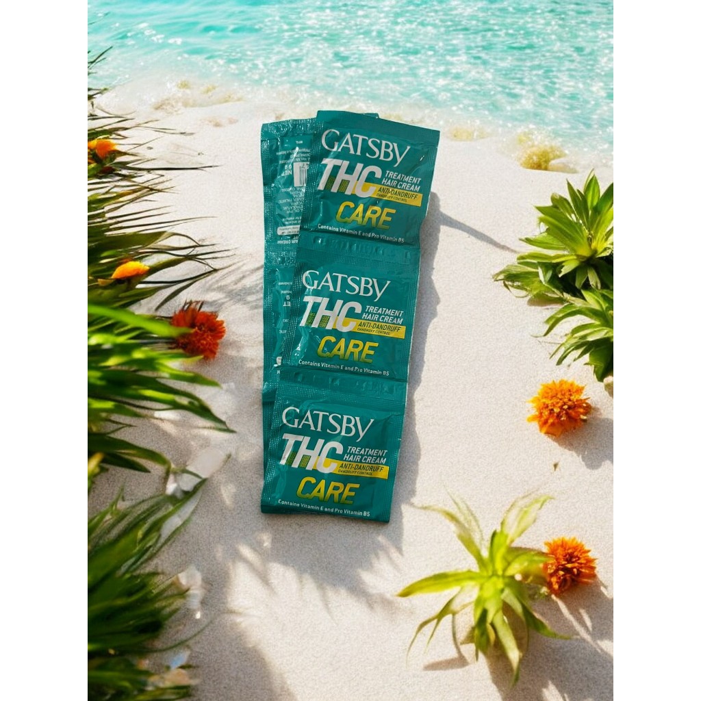 10 pcs Gatsby THC Care Treatment Hair Cream Anti-Dandruff 6g | Shopee ...