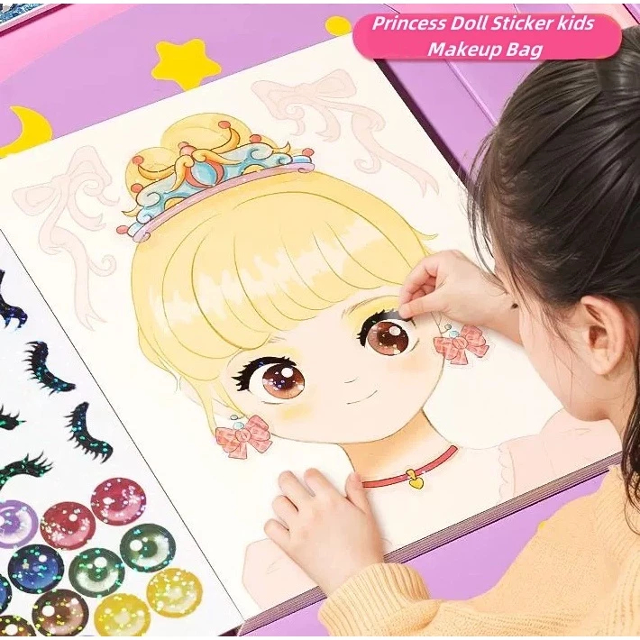 Sticker Book Dress Up Paper Doll For Kids Girls Sticker Toy Sticker ...