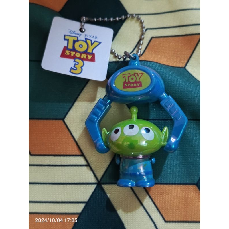 toy story disney keychain aliens blue catcher with paper tag | Shopee ...