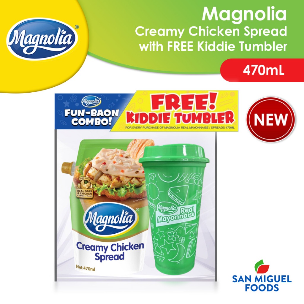 Magnolia Creamy Chicken Spread (470mL) with FREE Kiddie Tumbler ...