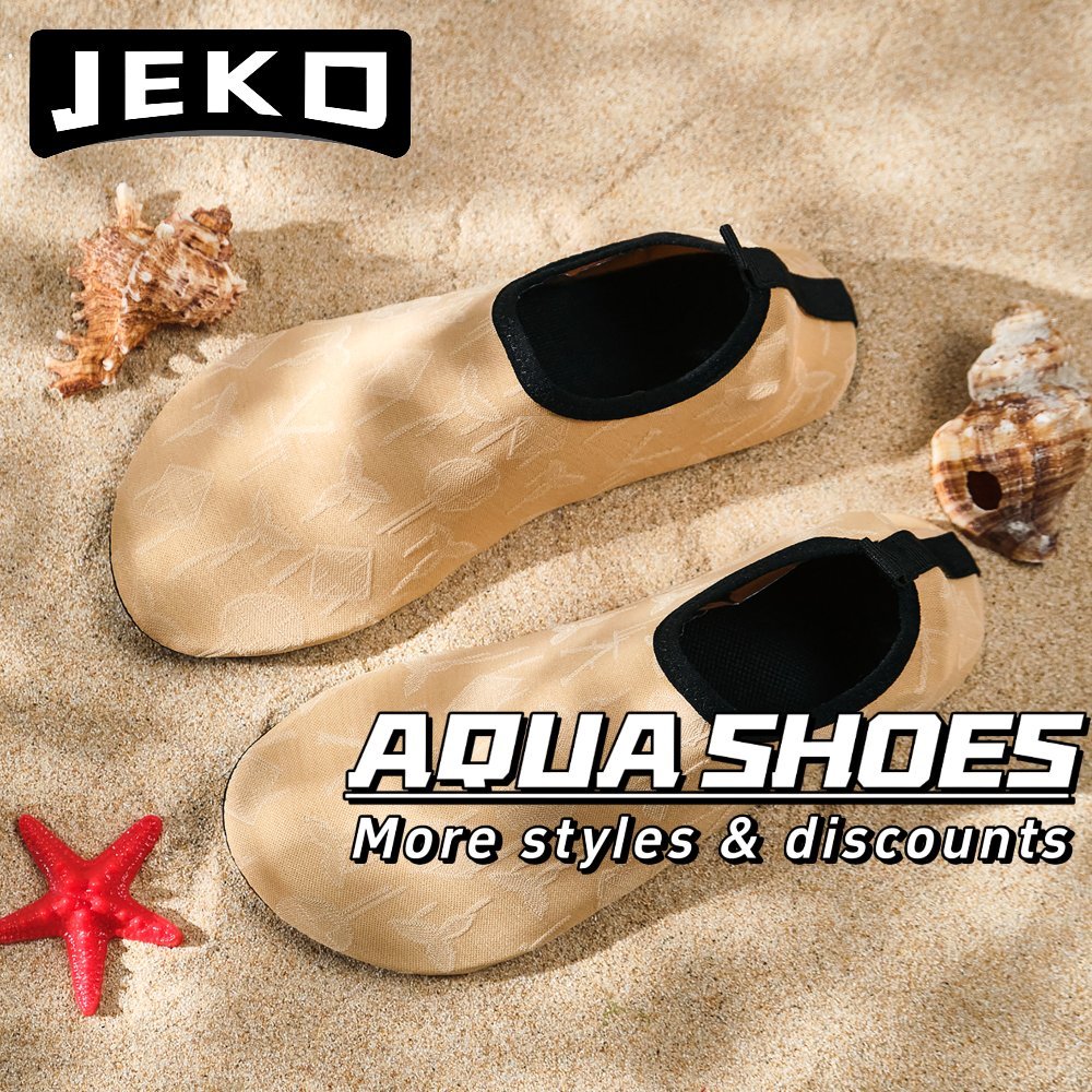 JEKO Aqua Shoes,Soft-Soled Water Shoes,Rubber Beach Shoes For Swimming ...