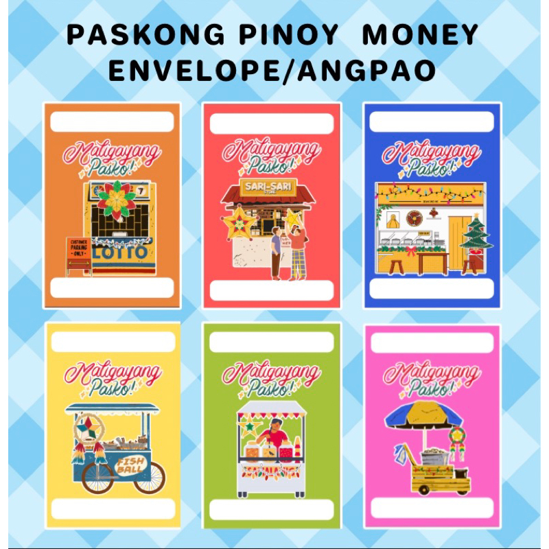 Paskong Pinoy Angpao Money Envelope 10pcs | Shopee Philippines