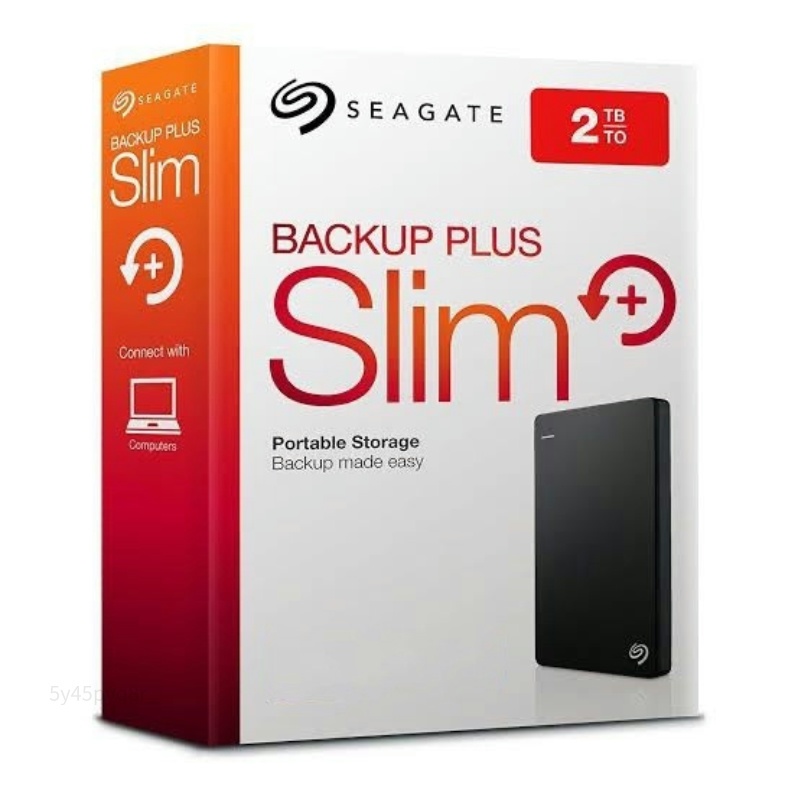 Seagate Hard Drive 2TB 1TB Backup Plus Slim External Hard Disk HDD USB ...