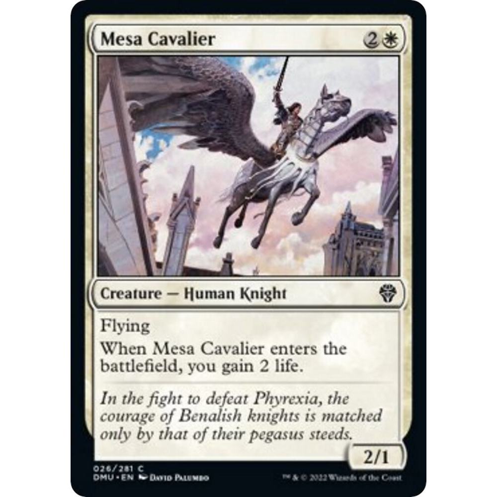 Magic the Gathering - Mesa Cavalier - MTG White - DMU - NM (_RAS ...