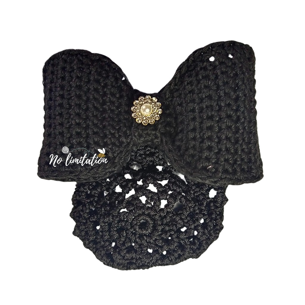 Ribbon with hair net/hair net/hairnet/ribbon/ribbon clip/clipribbon ...