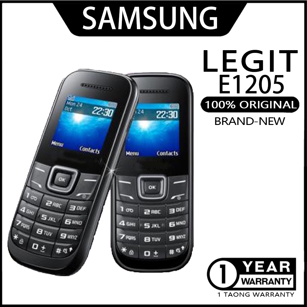 Samsung Keypad Original Phone E1205 Legal Phone Feature Phone keypad ...