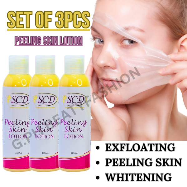 SET OF 3 PCS Original SCD Peeling Lotion Exfoliating Whitening Peel ...