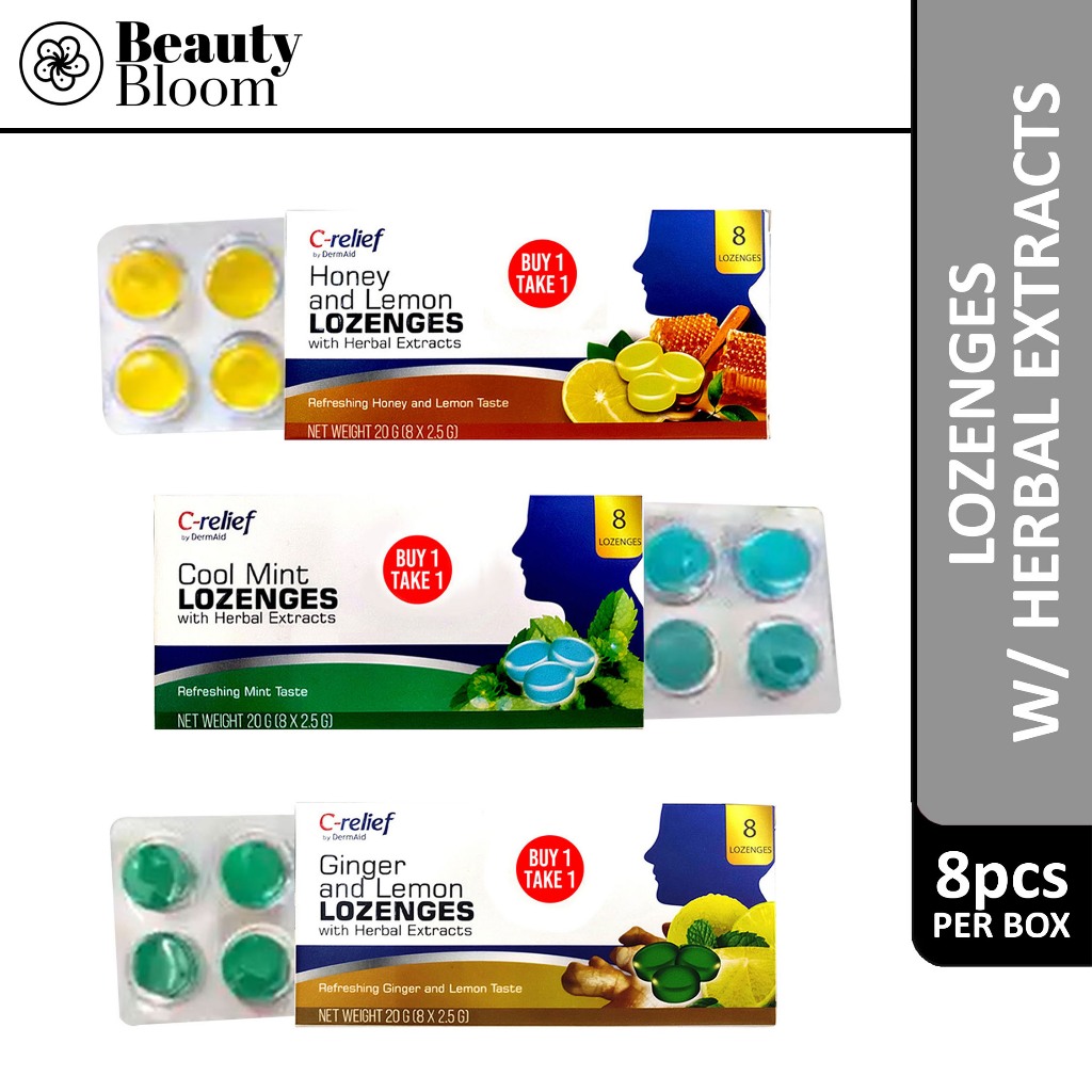 C Relief by Dermaid Lozenges 8's Buy 1 Take 1 | Shopee Philippines
