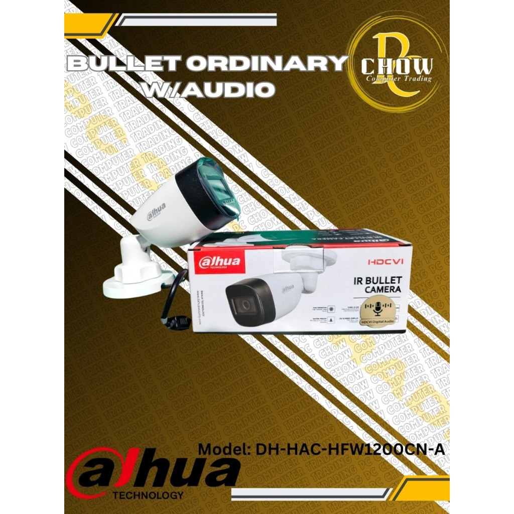 Dahua HD 2MP IR Bullet CCTV camera Wired Outdoor Weatherproof Night ...