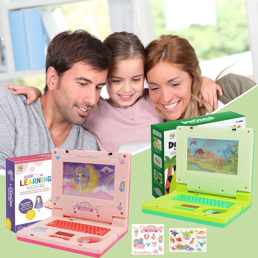 Music Laptop Toys Learning Machine Toy with Lights and Music ...