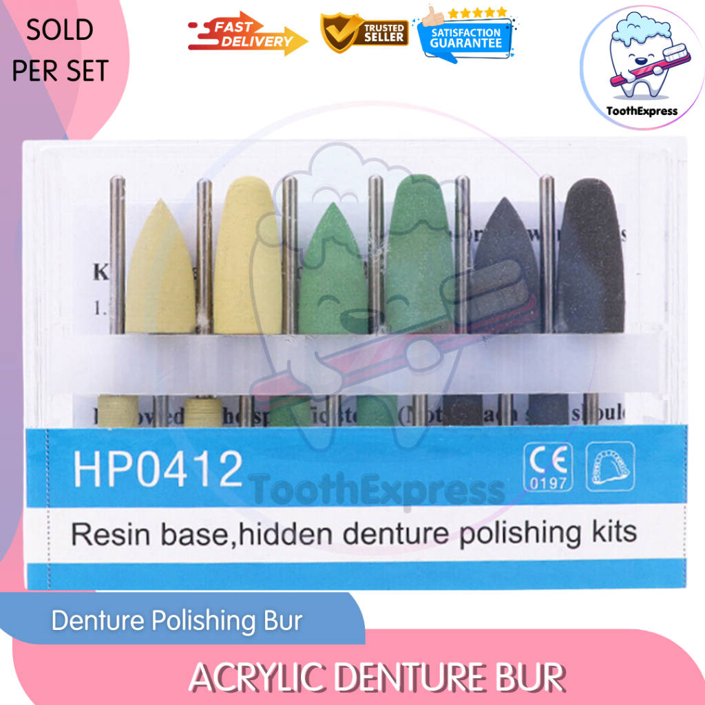 Dental Denture Laboratory Polishing Bur: Ultimate Polishing Kits for ...