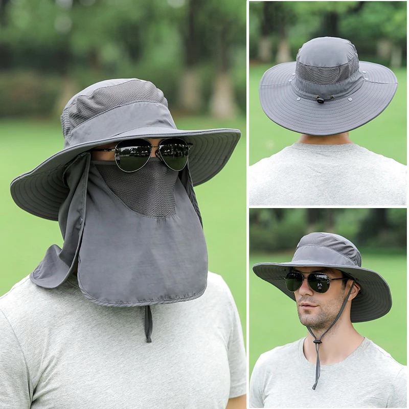 Sunblock Hat for Men Whole Face/ Half Face cover | Shopee Philippines