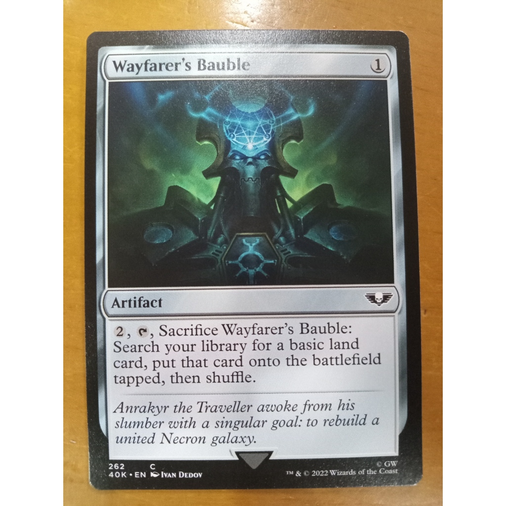MTG Wayfarer's Bauble C 40K Universes Beyond: Warhammer 40,000 Magic ...