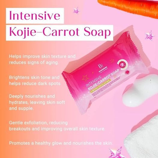 BRIGHTEST DERMAX KOJIE CARROT SOAP 110G | Shopee Philippines