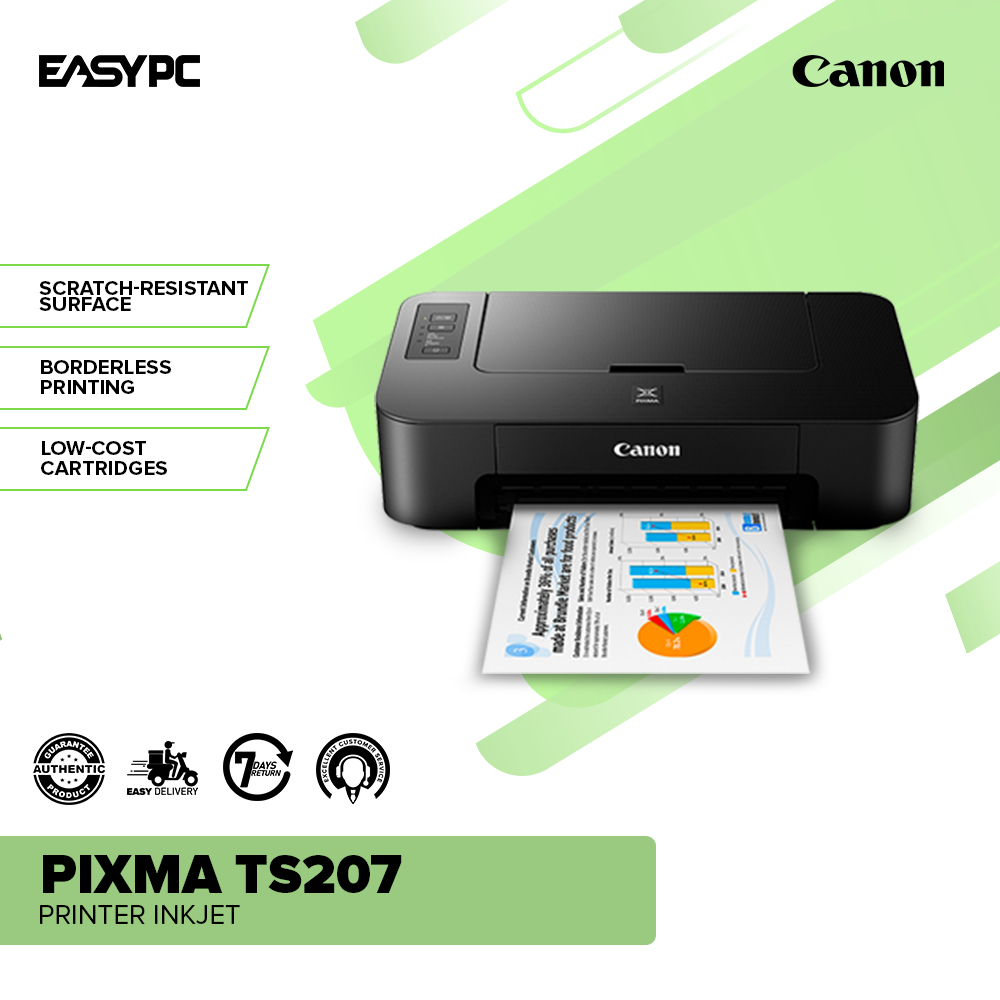 EasyPC | Canon Pixma TS207 Printer Inkjet | Shopee Philippines