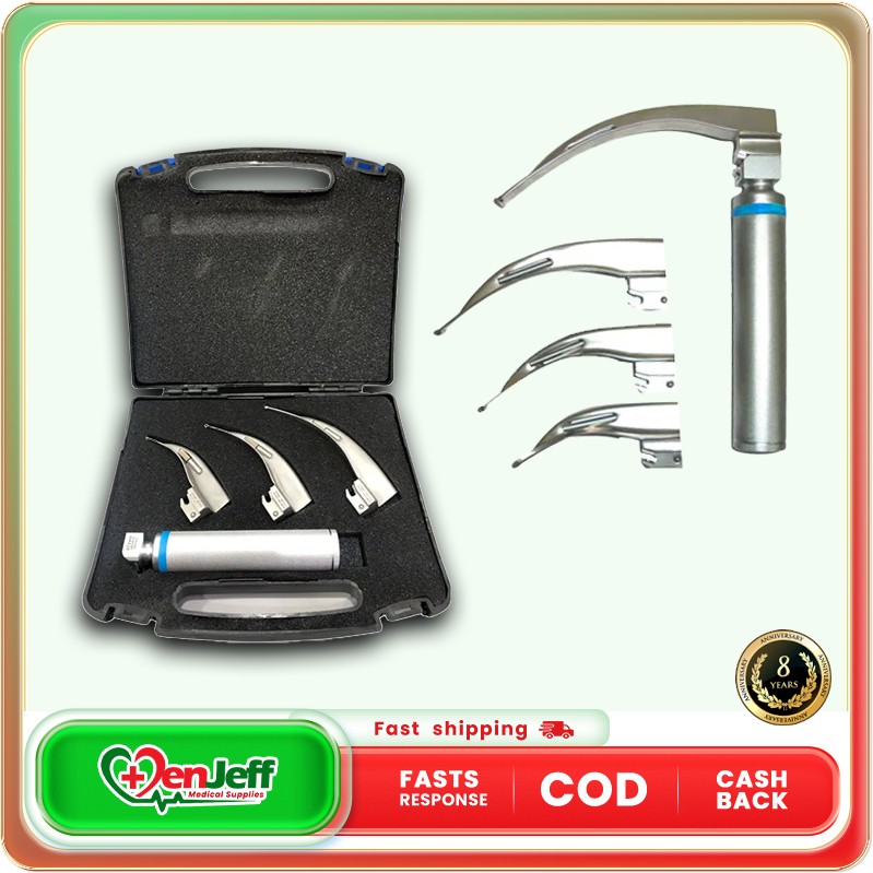 OLTEN BRAND LARYNGOSCOPE SET, CONVENTIONAL MACINTOSH ADULT ABO-8337 ...
