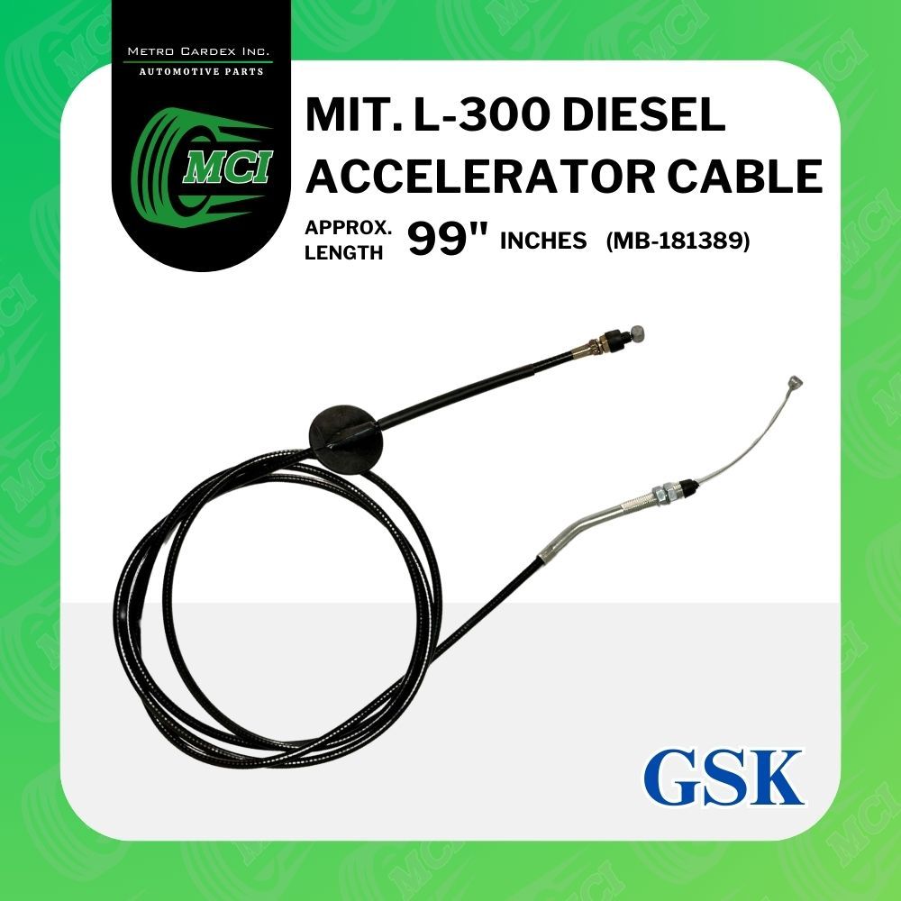 ACCELERATOR CABLE - GSK Mitsubishi L-300 L300 diesel MB-181389 truck ...