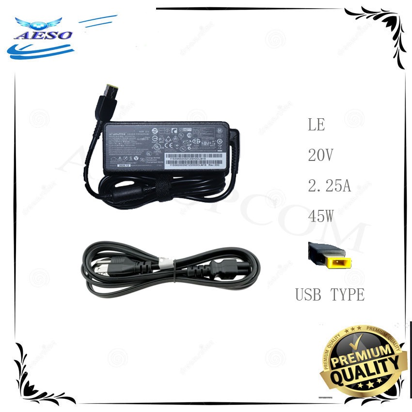 Ac laptop charger for 20V 2.25A for Lenovo x240 Thinkpad,IdeaPadTouch ...