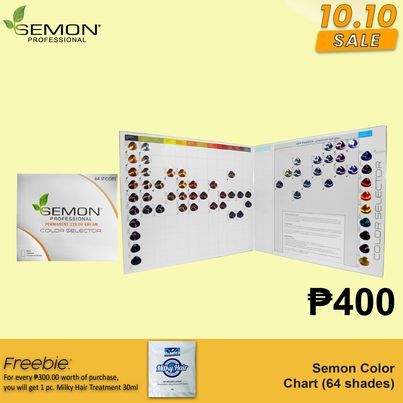Semon Color Chart 6 Shades NEW | Shopee Philippines