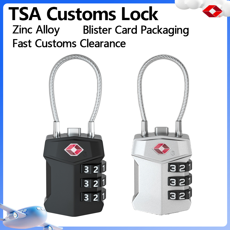 3 Digit Metal MINI Lock With TSA Travel Luggage Padlock for Bag ...