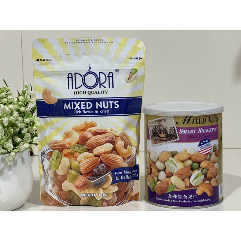 ADORA HIGH QUALITY MIXED NUTS 168g / 250g | Shopee Philippines