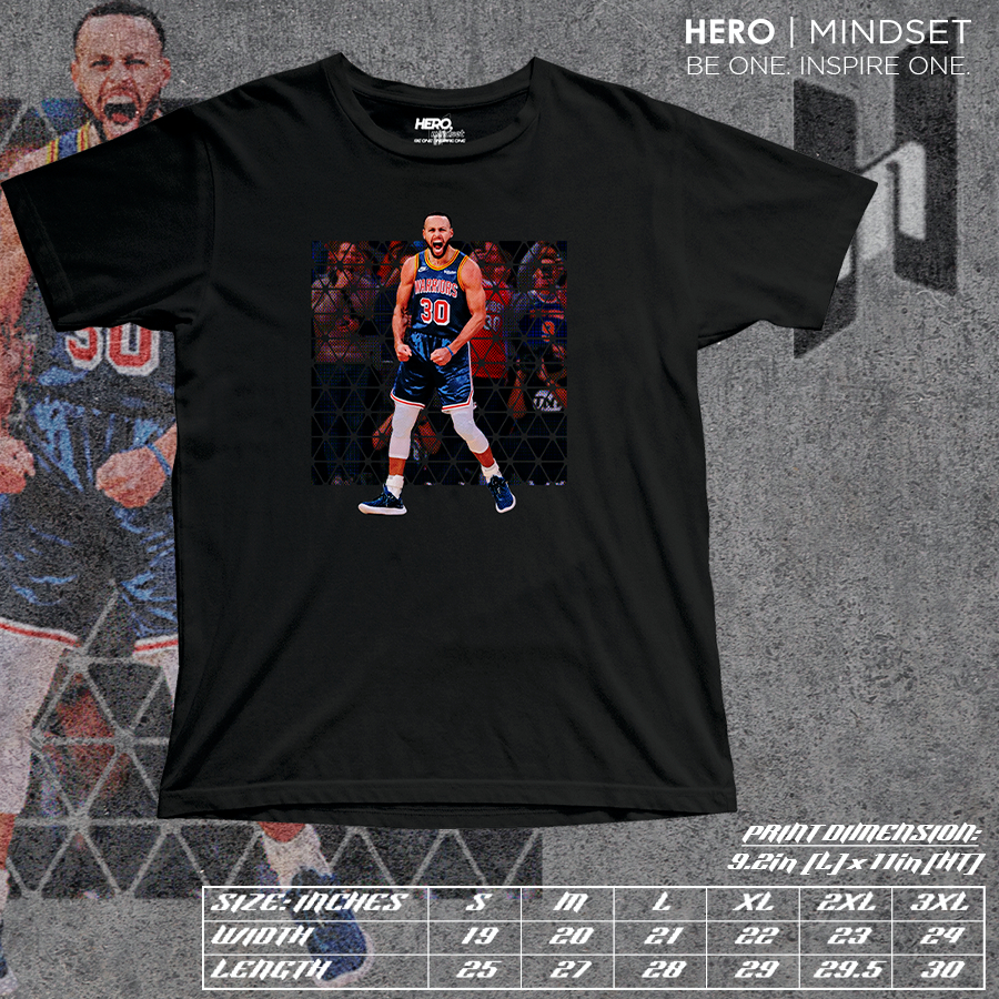 NBA SUPERSTARS #3 BASKETBALL SHIRT ROUND NECK BY HERO|MINDSET (BLACK ...