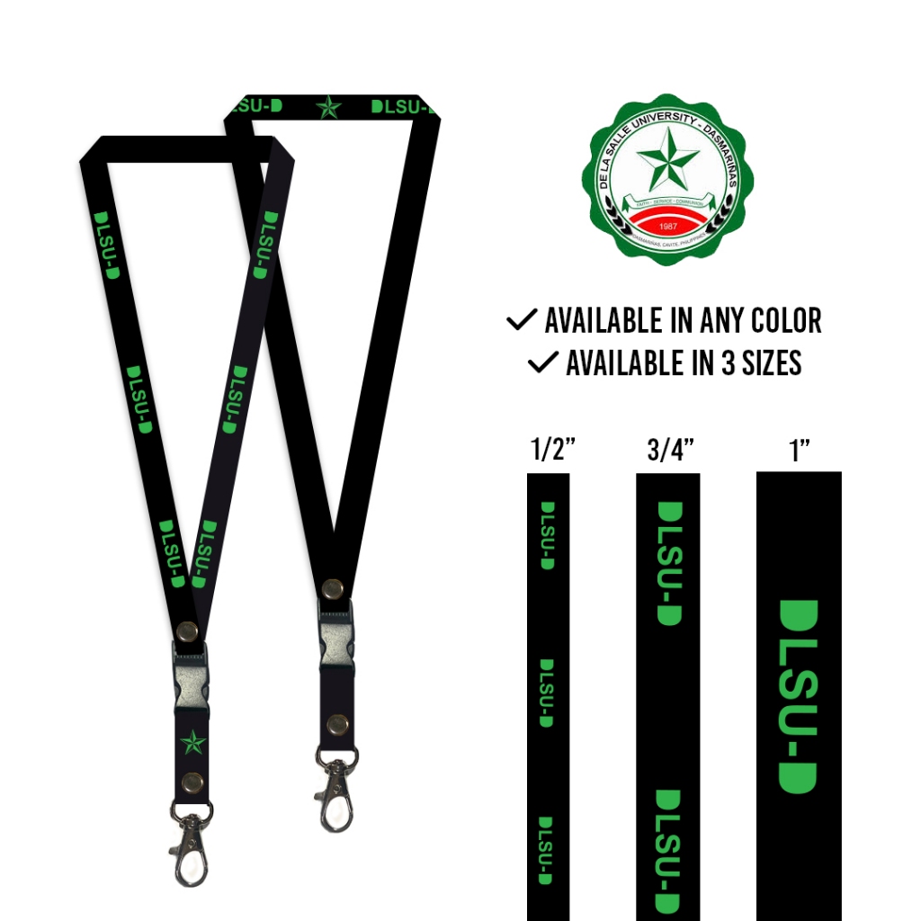 Quality De La Salle University Dasmariñas (DLSU-D) Lanyard, ID Lace ...
