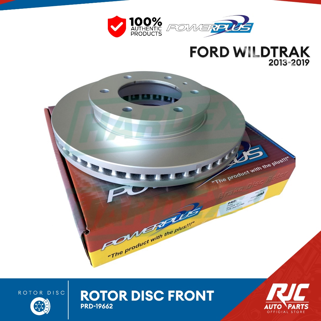 POWER PLUS ROTOR DISC FORD RANGER WILDTRAK FRONT 6+1 HOLES 2014-2022 ...