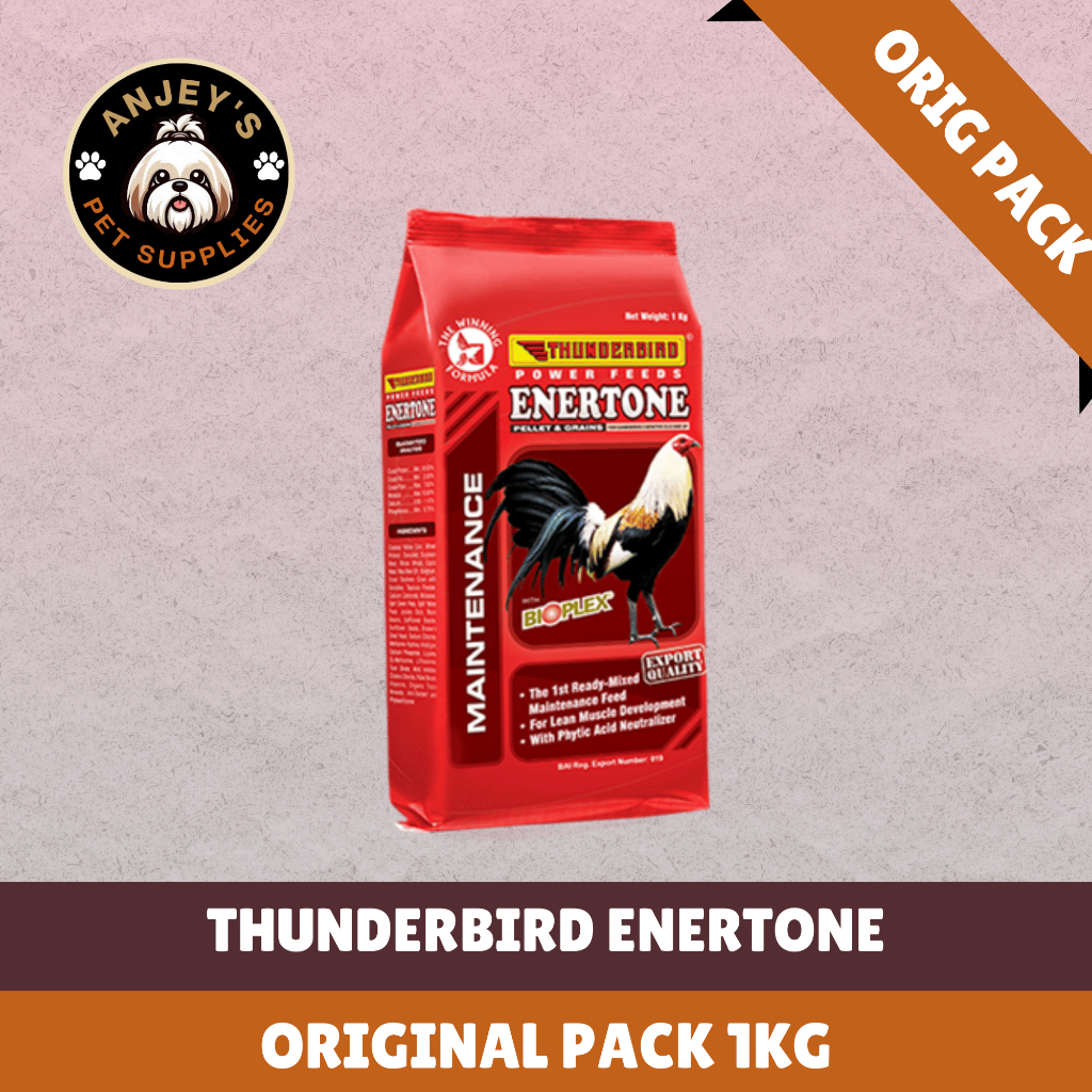 Thunderbird Enertone Original Pack 1kg - Maintenance Feed for Gamebirds ...