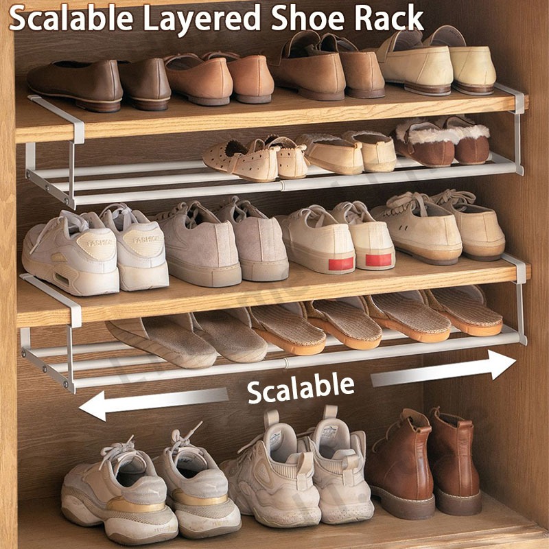 Shoe Rack Organizer Heavy Duty Shoe Storage Organizer Foldable Shoe ...