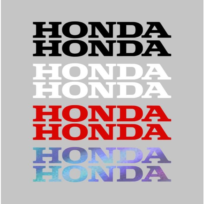 HONDA vinyl decal sticker for motorcycles (1pair) | Shopee Philippines