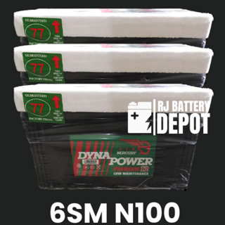 6SM N100 Dyna Power Low Maintenance Battery (WITH OR WITHOUT SOLUTION ...
