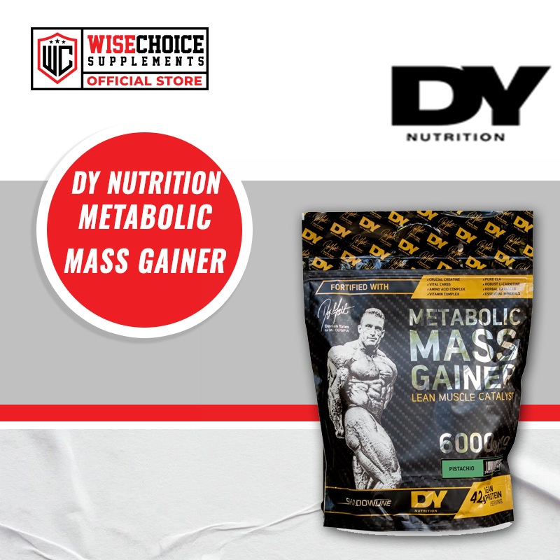 Dy Nutrition Metabolic Mass Gainer 6000 grams 13 lbs | Shopee Philippines