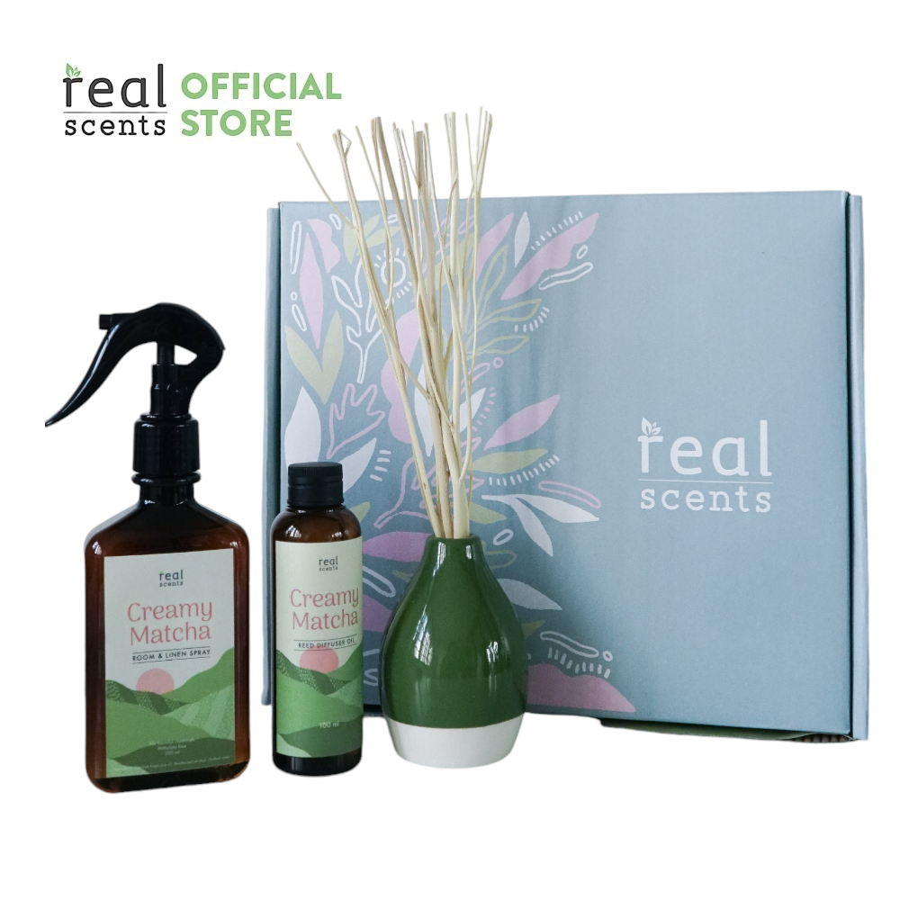 Real Scents Creamy Matcha Christmas Set | Shopee Philippines