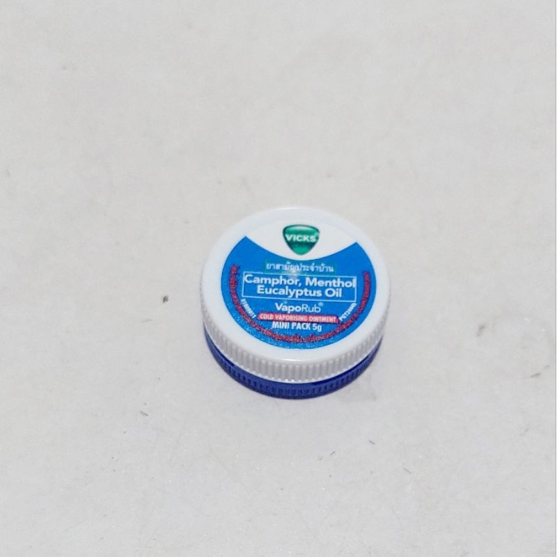 Vicks Vaporub 5g mini pack (smallest size) | Shopee Philippines