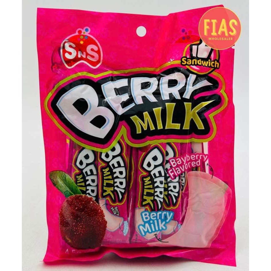 24 pcs SnS Berry Milk Sandwich Candy | Shopee Philippines