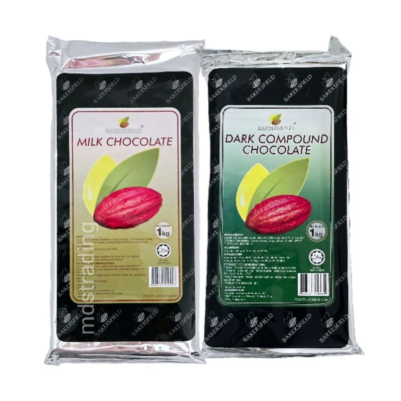 Bakersfield Compound Chocolate Bar 1kg | Shopee Philippines
