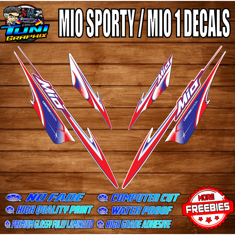 Mio Indo / Malaysian Decals A1 (HIGH QUALITY PRINT,LAMINATED,WATERPROOF ...
