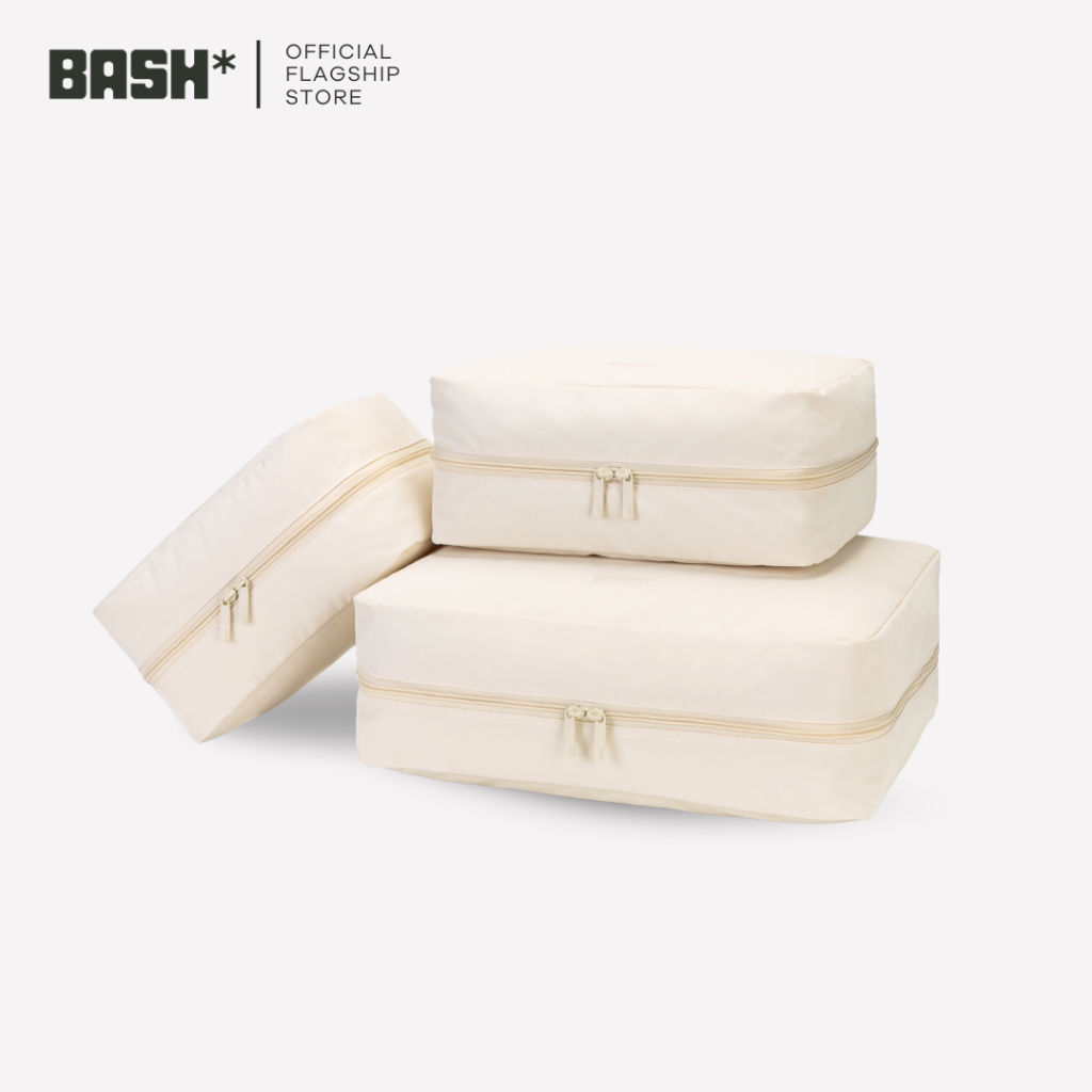 BASH Essentials Packing Cubes in Bone | Shopee Philippines
