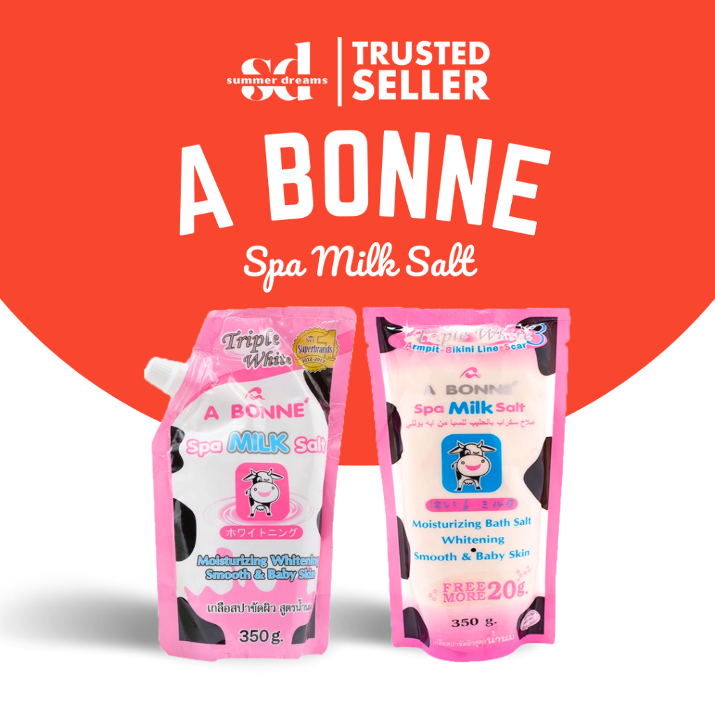 A BONNE Spa Milk Salt A018 & A014 Abonne Lotion Skincare Moisturizer ...
