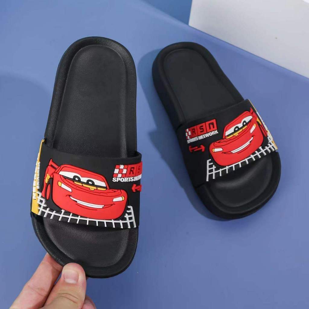 KES Rubber boys Kids Cars u-shape slipper Kids Slippers Rubberized One ...