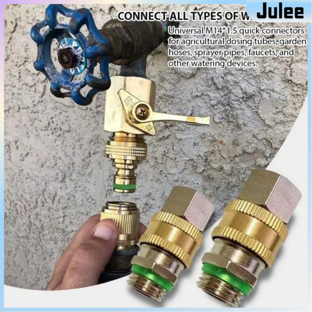 Copper Connector Adapter M14*1.5 All-Copper Quick-Connect Spray Nozzle ...