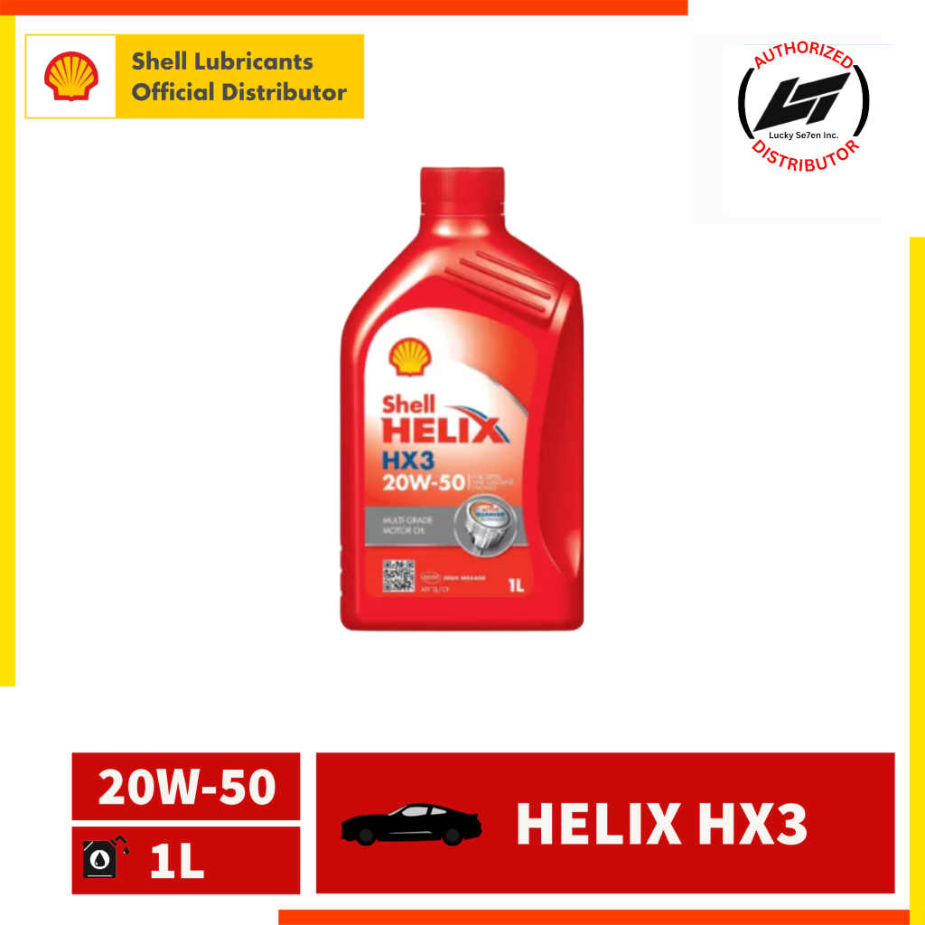 Shell Helix HX3 20W-50 1L | Shopee Philippines