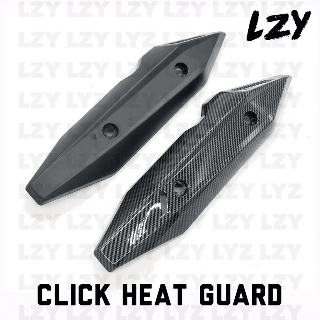 LZY Honda Click 125 150 Muffler Cover Heat Guard Motorcycle Matte Black ...