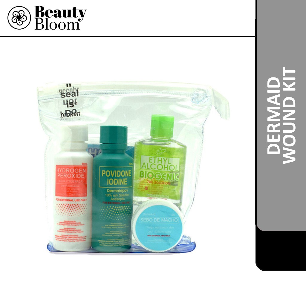 Dermaid Wound Kit with Ethyl Alcohol | Shopee Philippines
