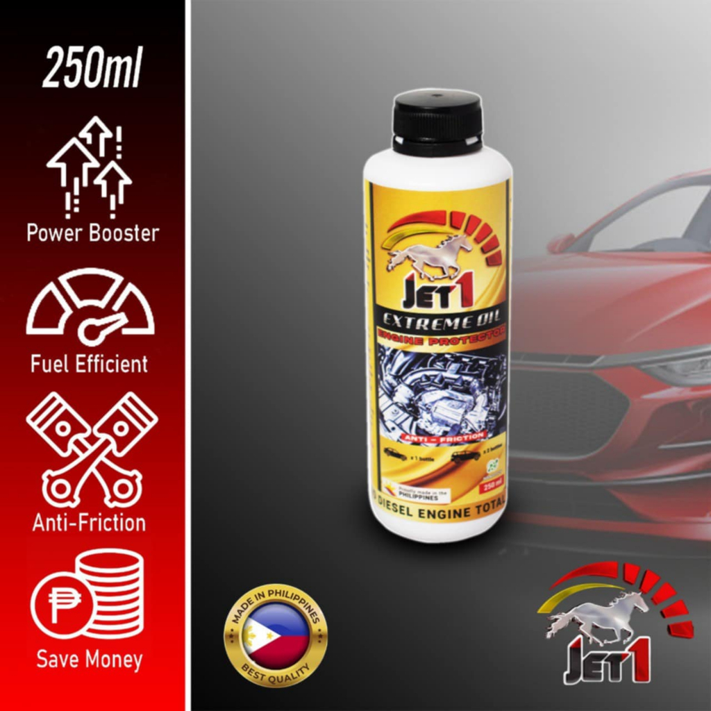 JET1 EXTREME OIL 250ML (For cars, mini suvs, mini trucks..etc) | Shopee ...