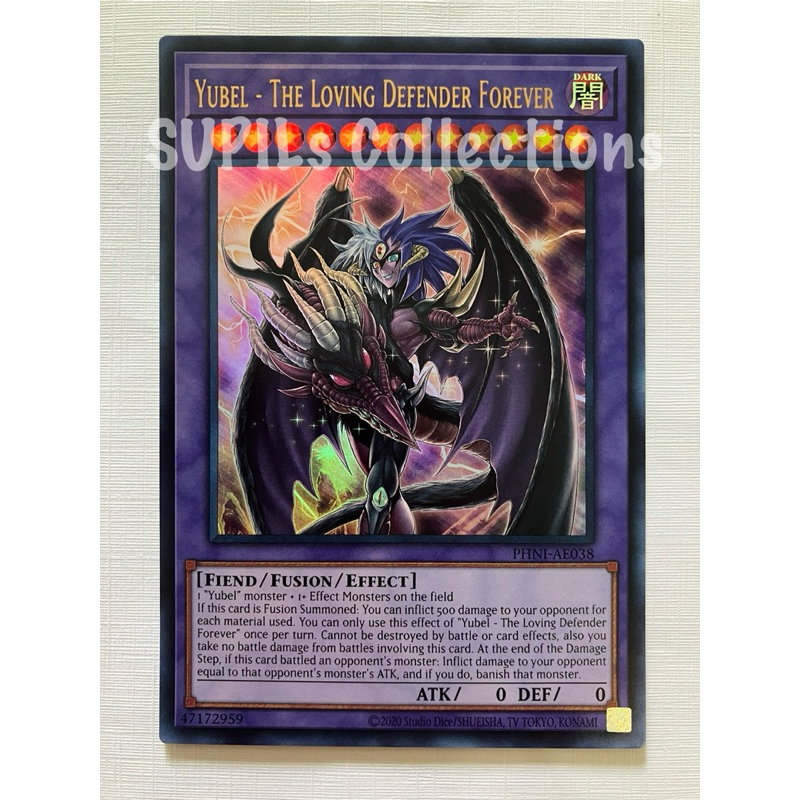 YuGiOh! OCG AE Yubel - The Loving Defender Forever PHNI-AE038 (UR ...