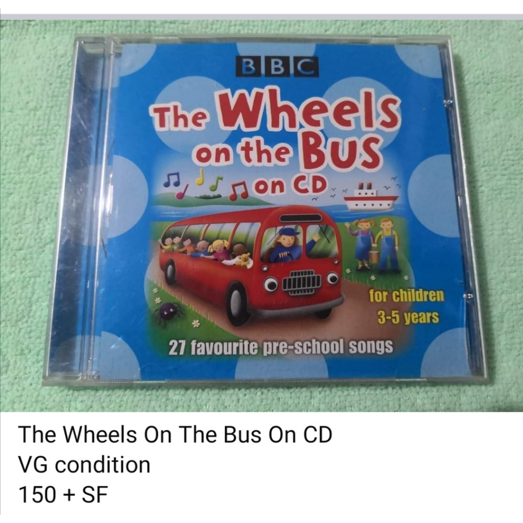 The Wheels On The Bus CD (unsealed) | Shopee Philippines