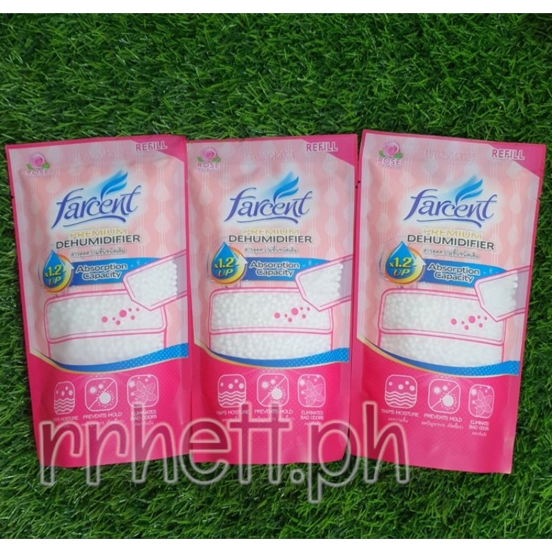 rrhett.ph RS# 350g FARCENT PREMIUM DEHUMIDIFIER ROSE SCENT ODOR ...