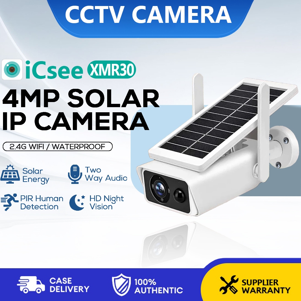 ICSEE XM R30 Solar WiFi CCTV 4MP HD Outdoor Intelligent Waterproof ...